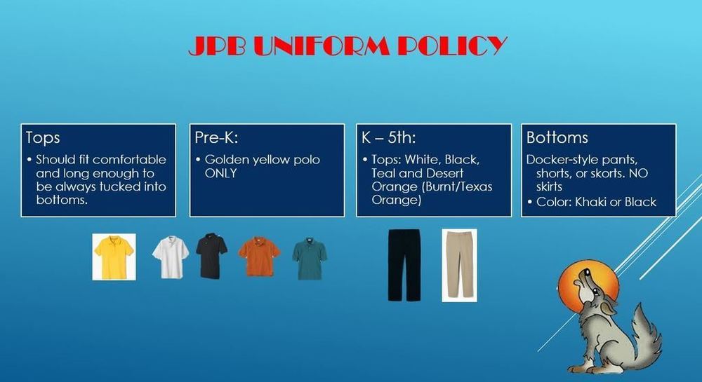 JPB Uniform Policy | James P. Butler Elementary School